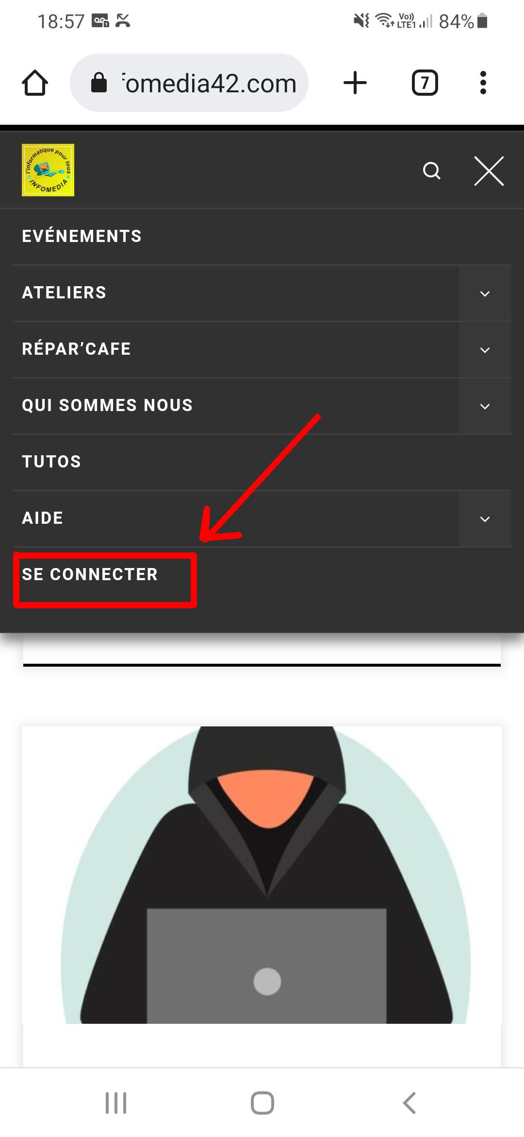 Connexion-Deconnexion - InfoMedia-L'informatique pour tous